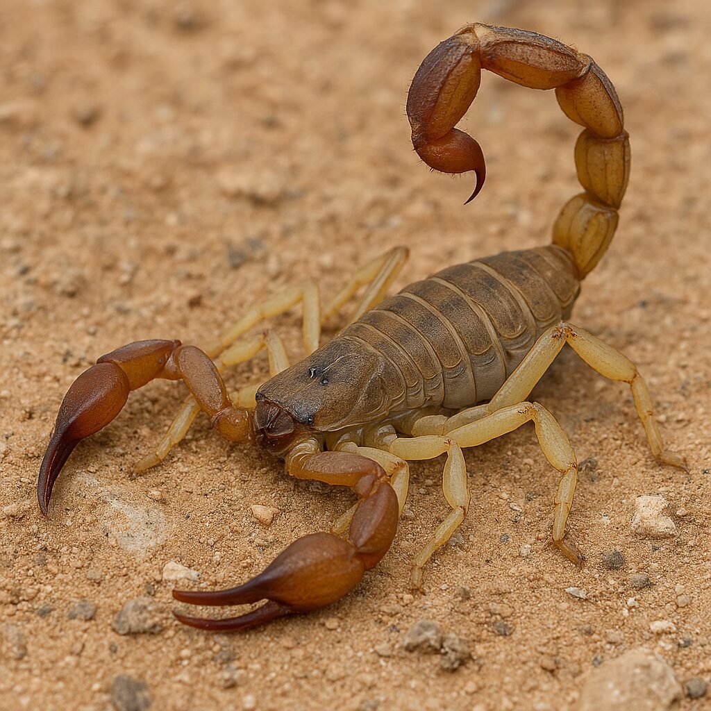 Skorpion arabski – Androctonus crassicauda - atlas-zwierzat.pl - Zwierzęta