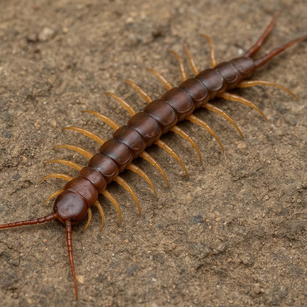 Stonoga murowa (scolopendra) – Lithobius forficatus - atlas-zwierzat.pl ...