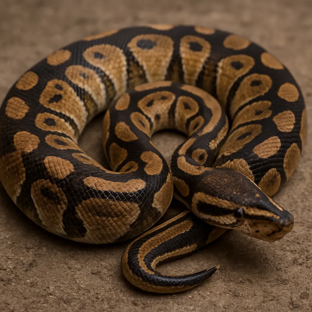 Pyton królewski spider – Python regius (odmiana barwna) - atlas ...